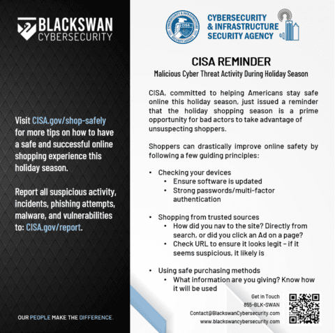 CISA Reminder - Blackswan Cybersecurity