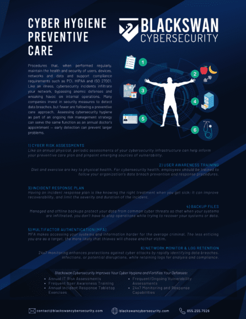 Cyber Hygiene Preventative Care - Blackswan Cybersecurity