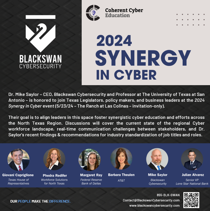 2024 Synergy in Cyber - Blackswan Cybersecurity